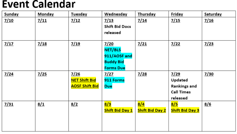 Shift Bid - Emergency Medical Services Charlotte NC | Medic 911